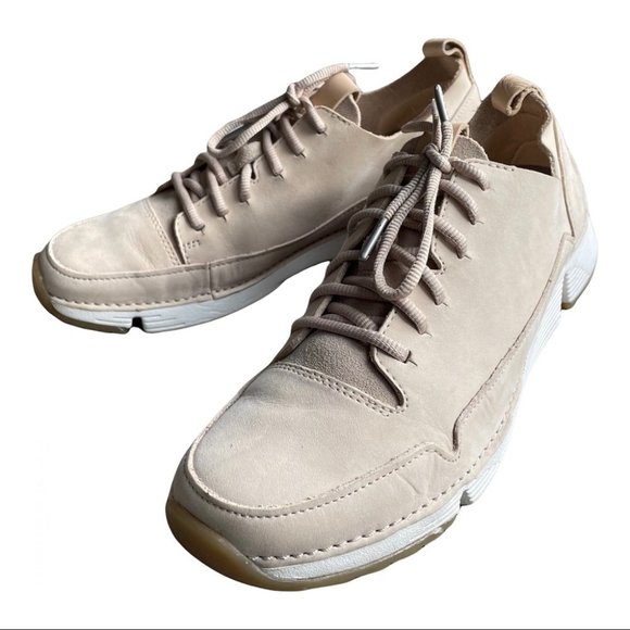 Clarks | Shoes | Clarks Trigenic Sneakers Nubuk Suede | Poshmark